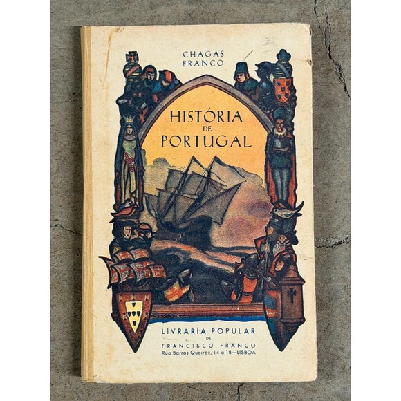 Media | Antique Portuguese History Book Histria De Portugal Chagas ...
